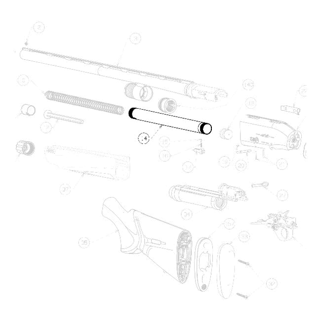 Short Cross Magazine Tube A400 12 Ga. | Beretta