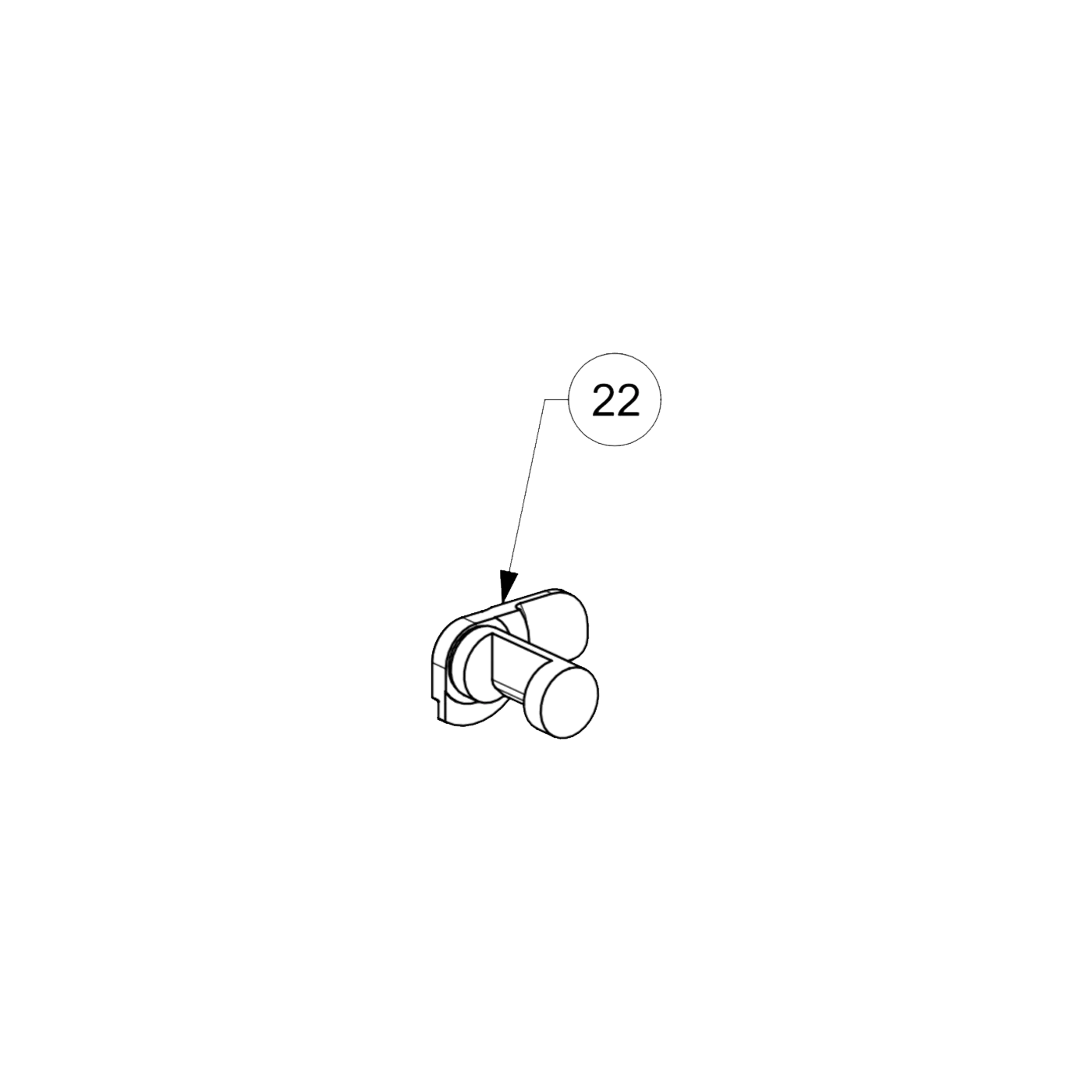 Take Down Lever for 80X | Beretta