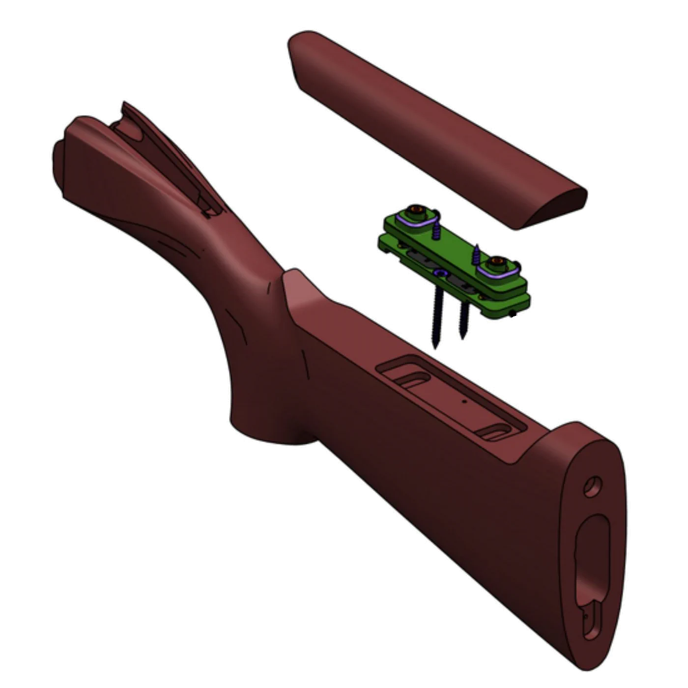 Adjustable Stock for right handed shooters for DT11 Xtrap 12 gauge ...