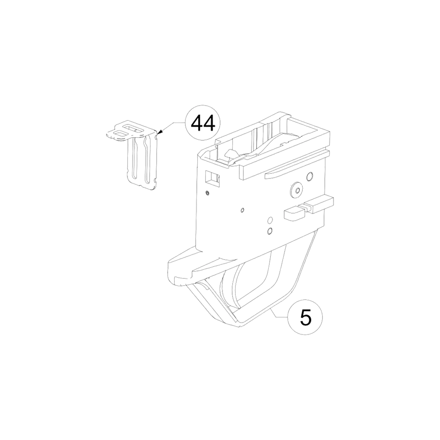 Complete trigger group assembly for the Beretta BRX1 rifle | Beretta