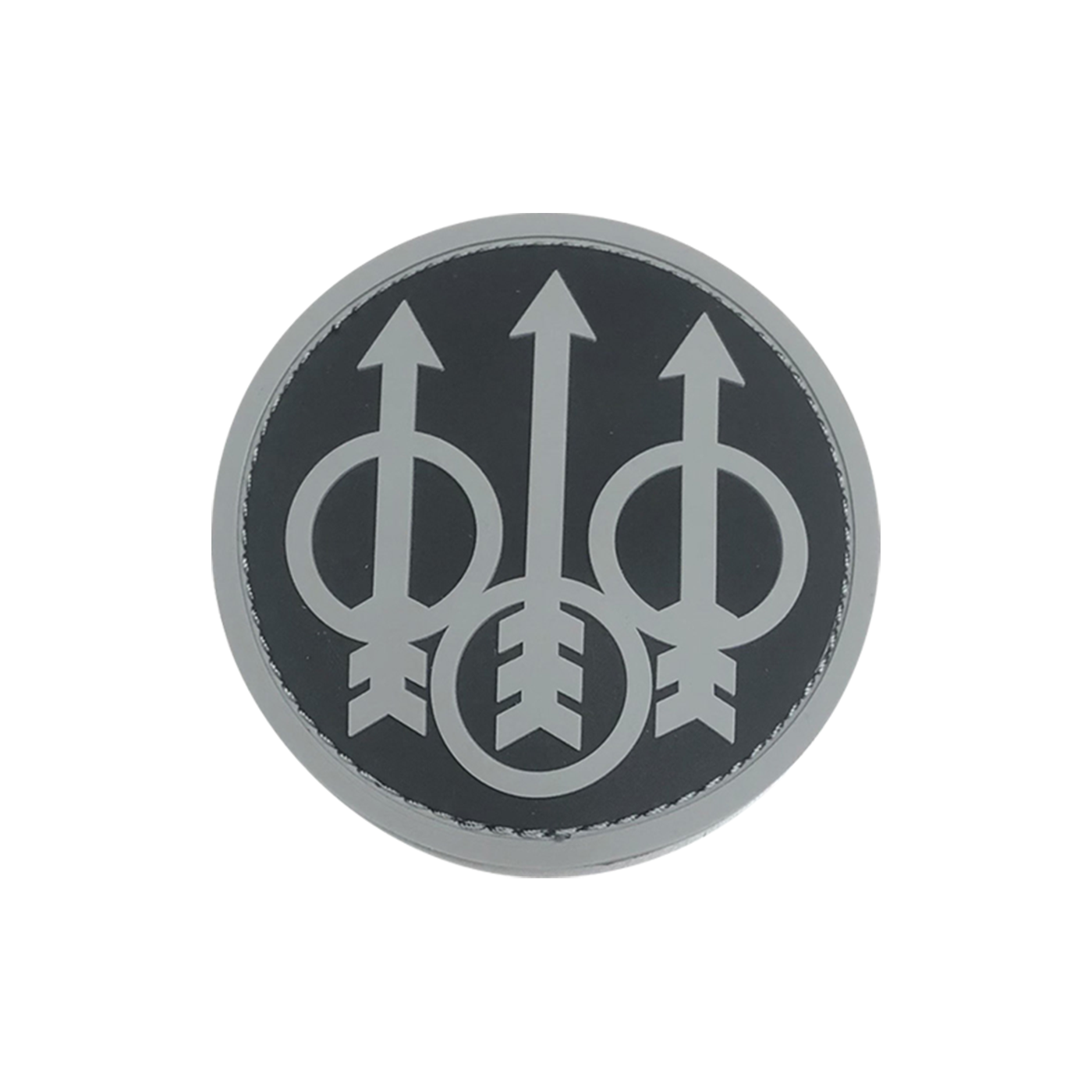 Black rubber patch with velcro | Beretta