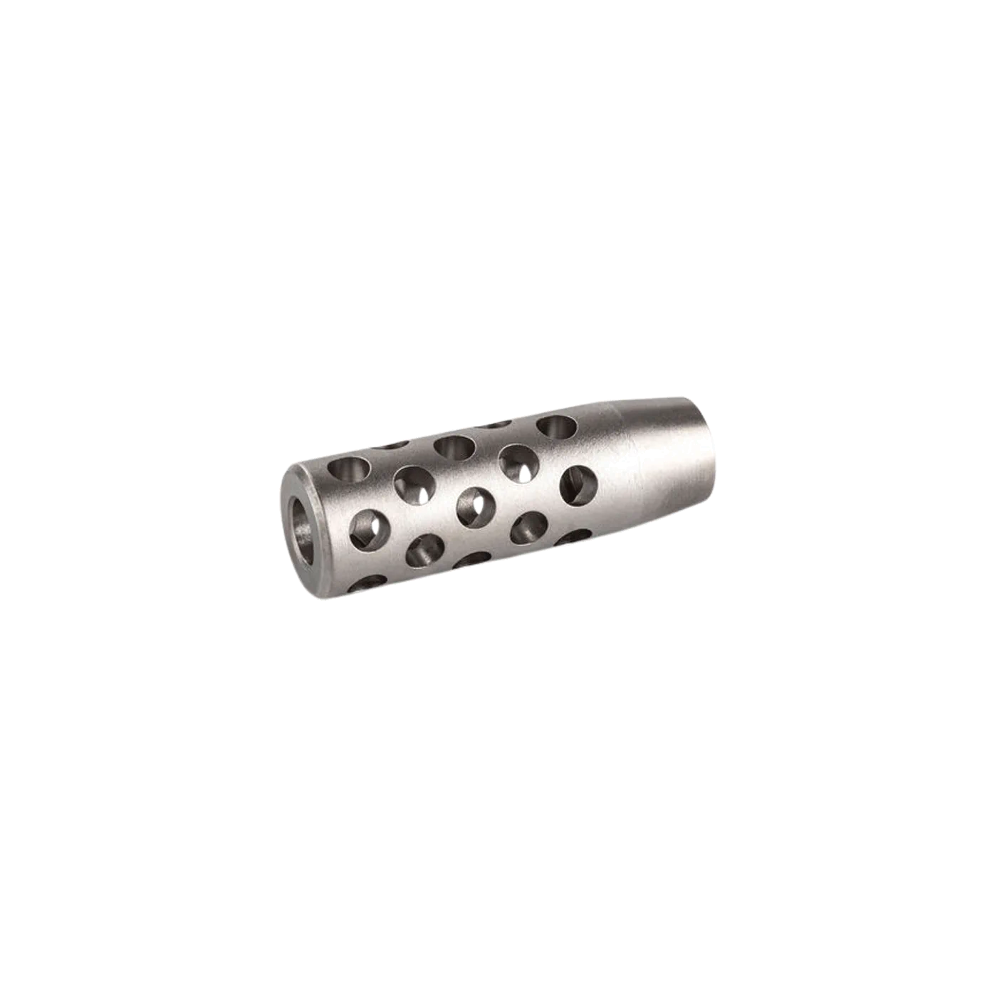 Stainless Steel muzzle brake with USA 5/8x24 thread and Conical profile ...