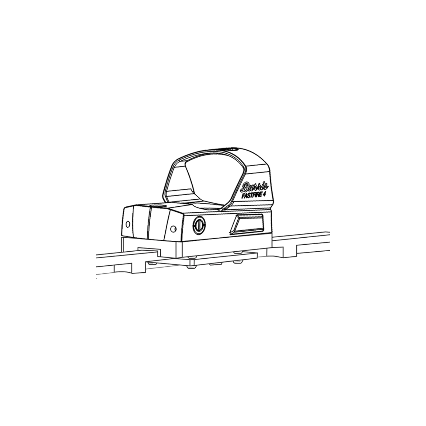 Burris Vent Rib Mount: universal mount for Fastfire for semi-automatic ...