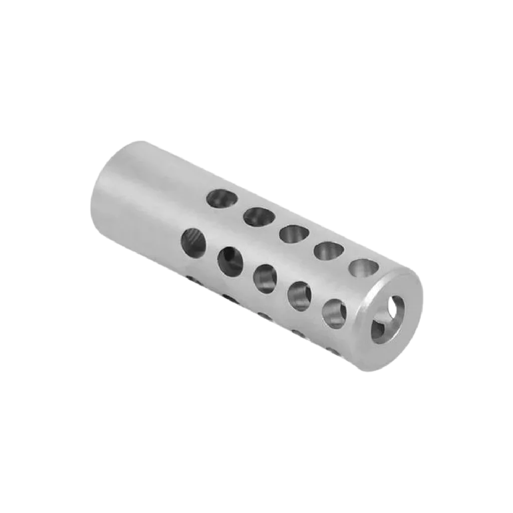 Stainless steel slim muzzle brake M18 for Sako rifles with 22mm barrel ...