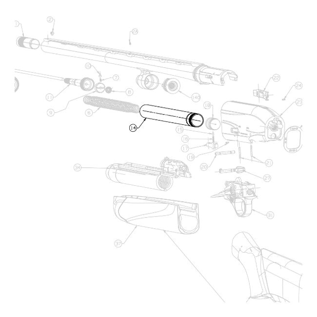Magazine Tube A400 20 Ga. Reduced 2 Rounds | Beretta