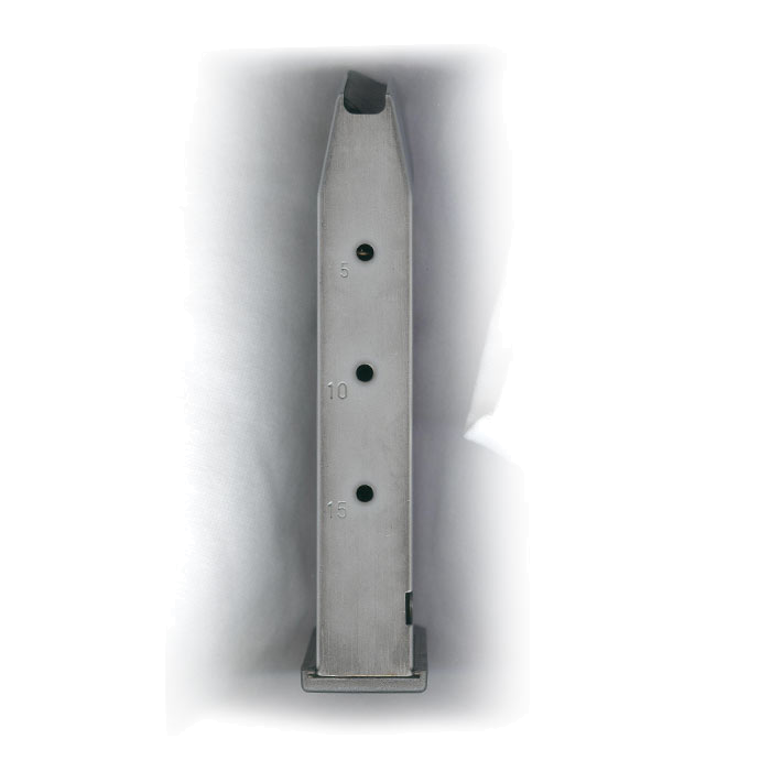 Beretta 92FS Magazine, 9mm, Stainless Steel Look, 15 Rounds Unpackaged